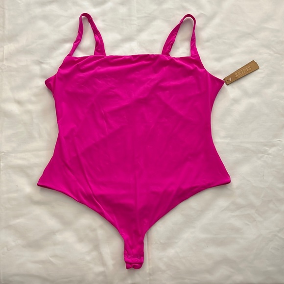 SKIMS | Tops | Skims Fits Everybody Square Neck Bodysuit | Poshmark